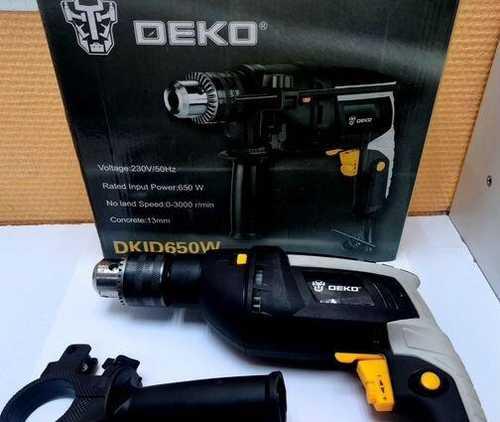 Ударная дрель deko dkid650W (С)