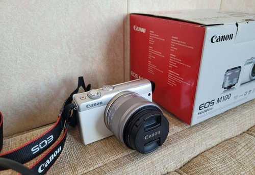 Компактный фотоаппарат Canon EOS M100 Kit