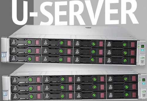 Сервер HP DL380 Gen9 12*3.5 2*2660v3 64Gb P840 2*8
