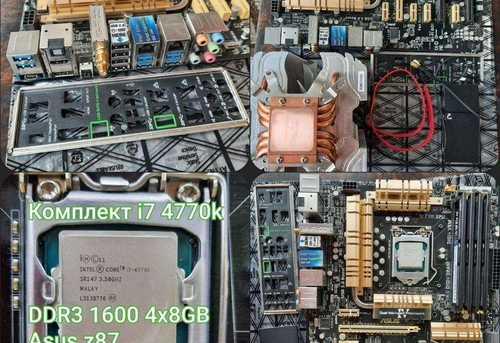 Материнская плата с процессором i7 4770к