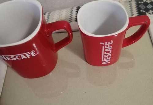 Кружка nescafe красная новая 200 мл