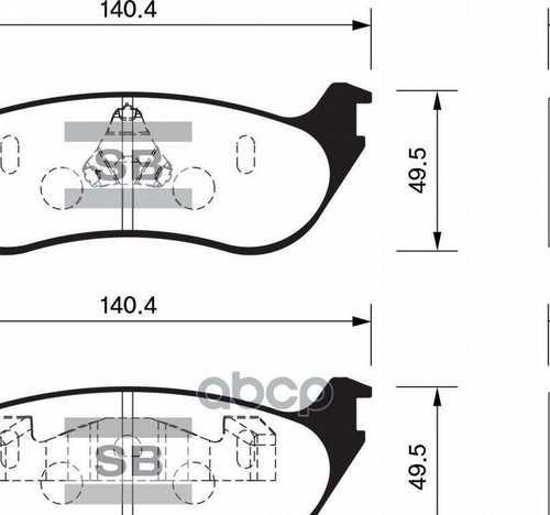 Колодки торм.дисковые Hi-Q ford explorer 02-04 R
