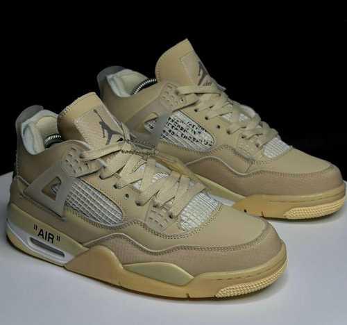 Кроссовки Nike Air Jordan 4 beige