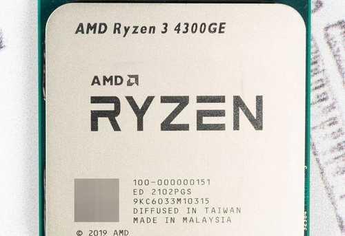 Процессор AMD Ryzen 3 4300GE AM4