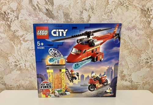 Lego City 60281 Спасательный Пожарный Вертолет