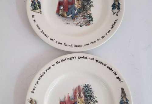 Тарелки wedgwood peter rabbit beatrix potter