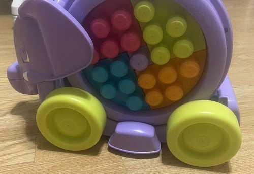 Слон с кубиками mega bloks