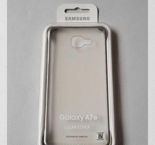 Чехол Clear Cover на Samsung A7(2016) оригинал