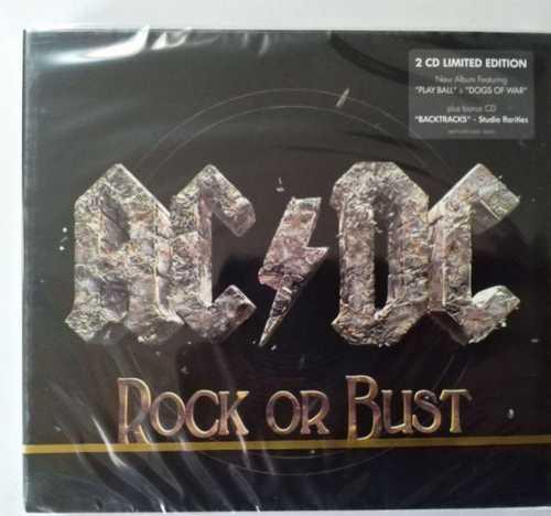 2CD диска. AC/DC. Альбом. rock OR bust