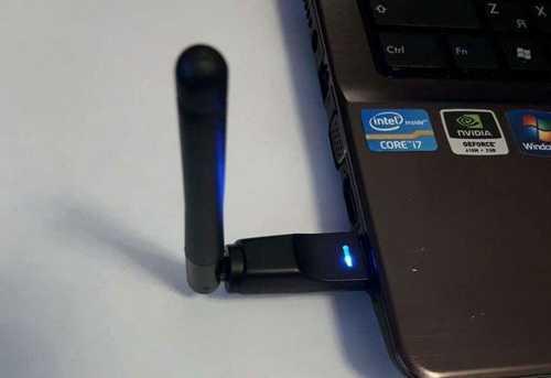 Новый USB Wifi адаптер мт 7601 с антенной приёмник