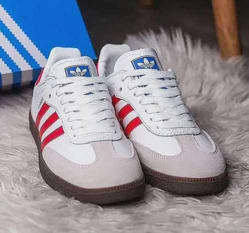 Adidas Samba OG White Better Scarlet