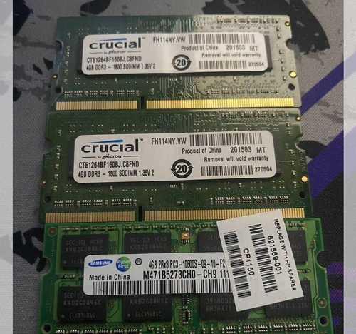 Оперативная память ddr3 и ddr4