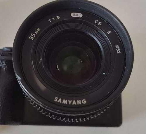 Объектив Samyang 35mm T1.3 ED AS UMC CS Sony E