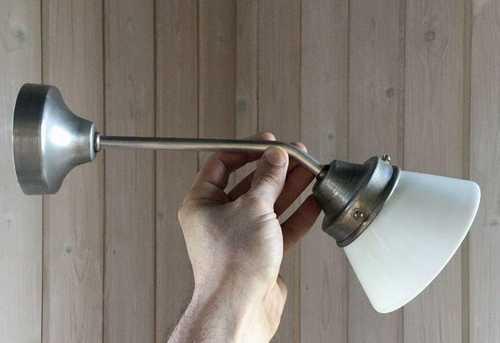 Редкий промышленный светильник, лофт, винтаж, СССР