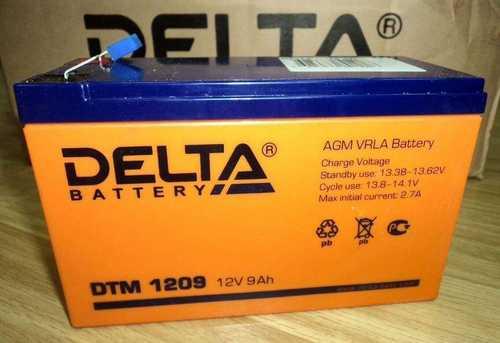 Аккумуляторная батарея Delta DTM 1209 (12V / 9Ah)