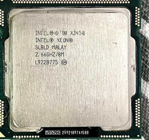 Процессор intel xeon X3450