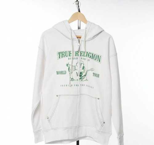 Зип худи true religion белое