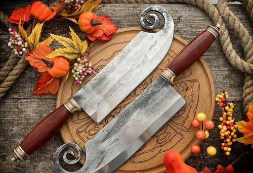 Кухонный нож Гиймякеш из стали 9хс кованый