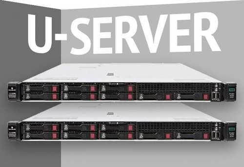 Сервер HPE DL360 Gen10 8SFF 2x6150 64G P408i-a 2x5