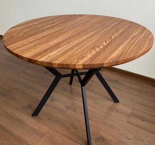Кухонный стол Armo круглый раскладной массив дуба