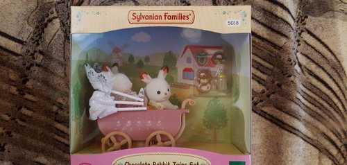 Sylvanian Families коляска с малышами