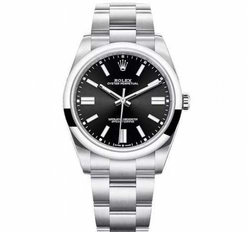 Rolex Oyster Perpetual Black Dial m124300-0002