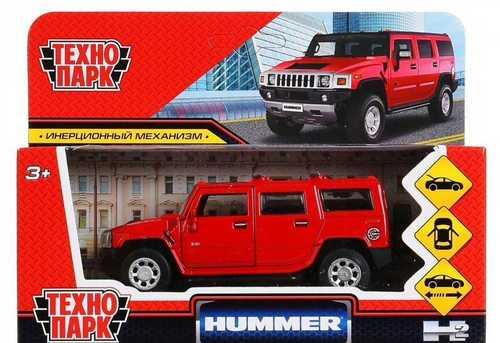 Машина HUM2-12-RD металл hummer "hummer h2", дл12с