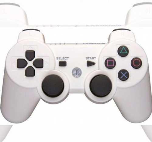 Джойстик беспроводной для PS3 White (белый)