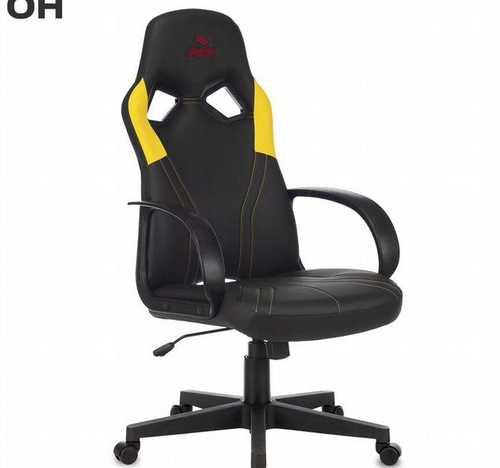 Кресло игровое Zombie Runner черное / желтое