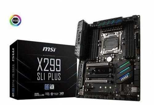 Msi x299 sli plus + i7 7800x+оперативка+ кулер