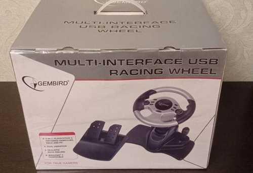 Игровой руль multi - interface USB racing wheel