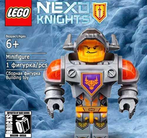 Lego nexo knights минифигурка аксель nex007