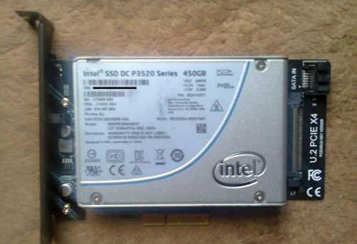 Новый Intel DC P3520 450 Gb U.2 NVMe