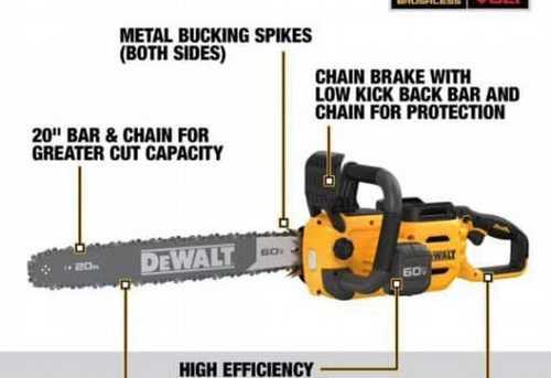 Цепная пила dewalt dccs670 и dccs677