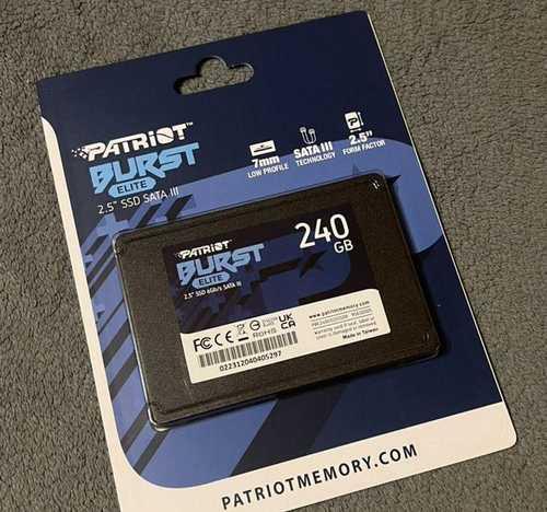 SSD 240gb patriot