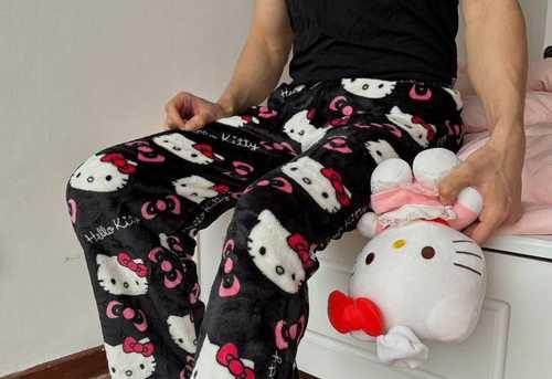 Плюшевые штаны Hello Kitty