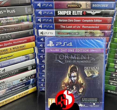 Torment tides of numenera ps4 диск новый