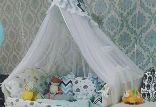 Детская кровать-трансформер Ульяна-1 жираф маятник