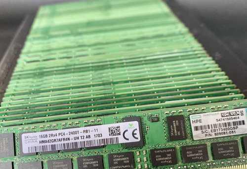 Серверная память DDR4 16gb 2400 809081-081