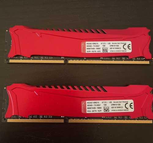 Оперативная память Kingston DDR 3 16 Gb kit of 2