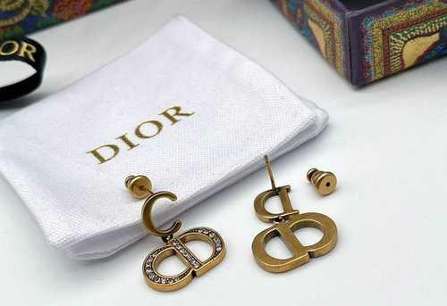 Серьги Christian Dior Золото