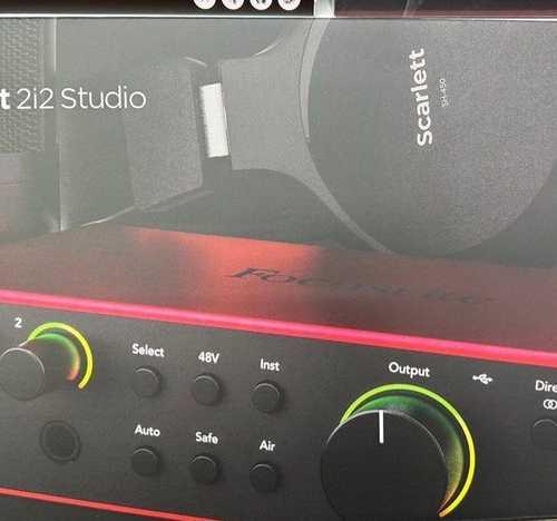 Новый комплект focusrite scarlett 2i2 4th gen