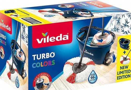 Набор для уборки Vileda Turbo Colors синий