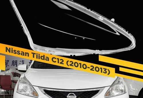 Стекло для фары Nissan Tiida C12 (2010-2013) China