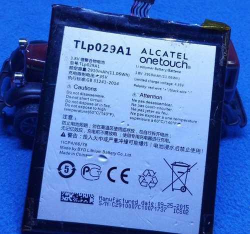 Alcatel TLp029A1. Аккумулятор. Оригинал