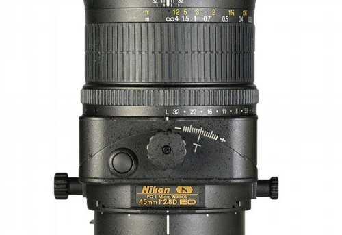 Nikon 45mm f/2.8D ED PC-E Micro MF б/у