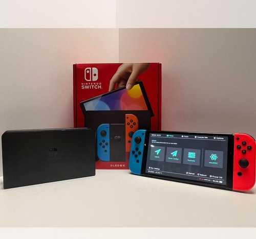 Nintendo switch oled прошитая чип