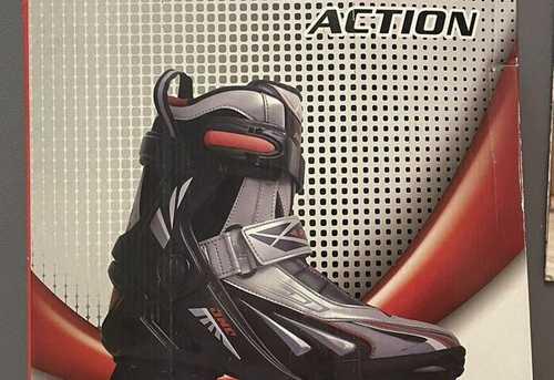 Хоккейные коньки "Action" PW-217BJ 42 размер