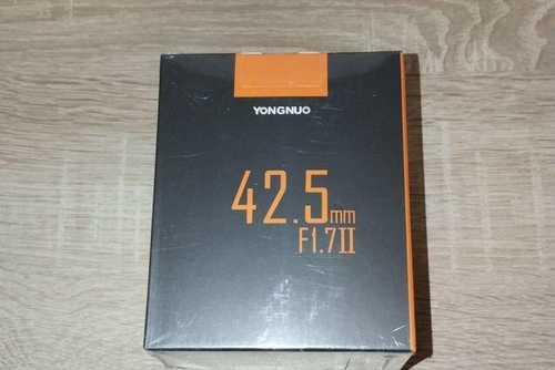 Yongnuo YN 42.5mm F1.7 II для Panasonic G80 Новый