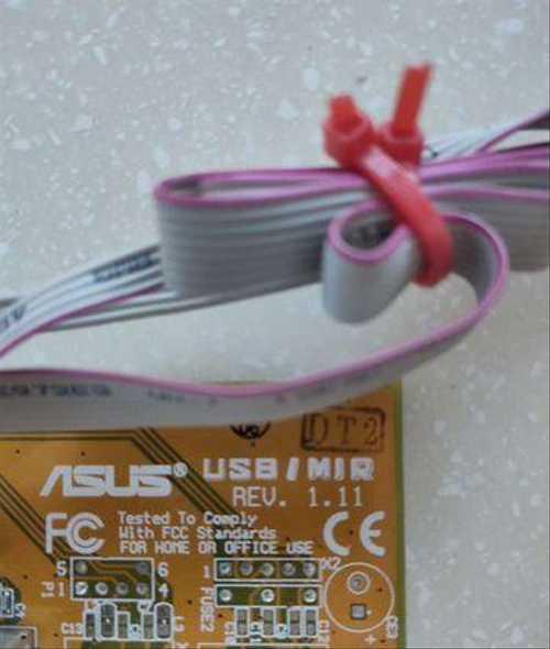Контроллер два usb asus плата расширения